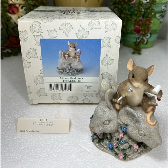Fitz and Floyd | Accents | Fitz Floyd Charming Tails Mouse Rushmore ...